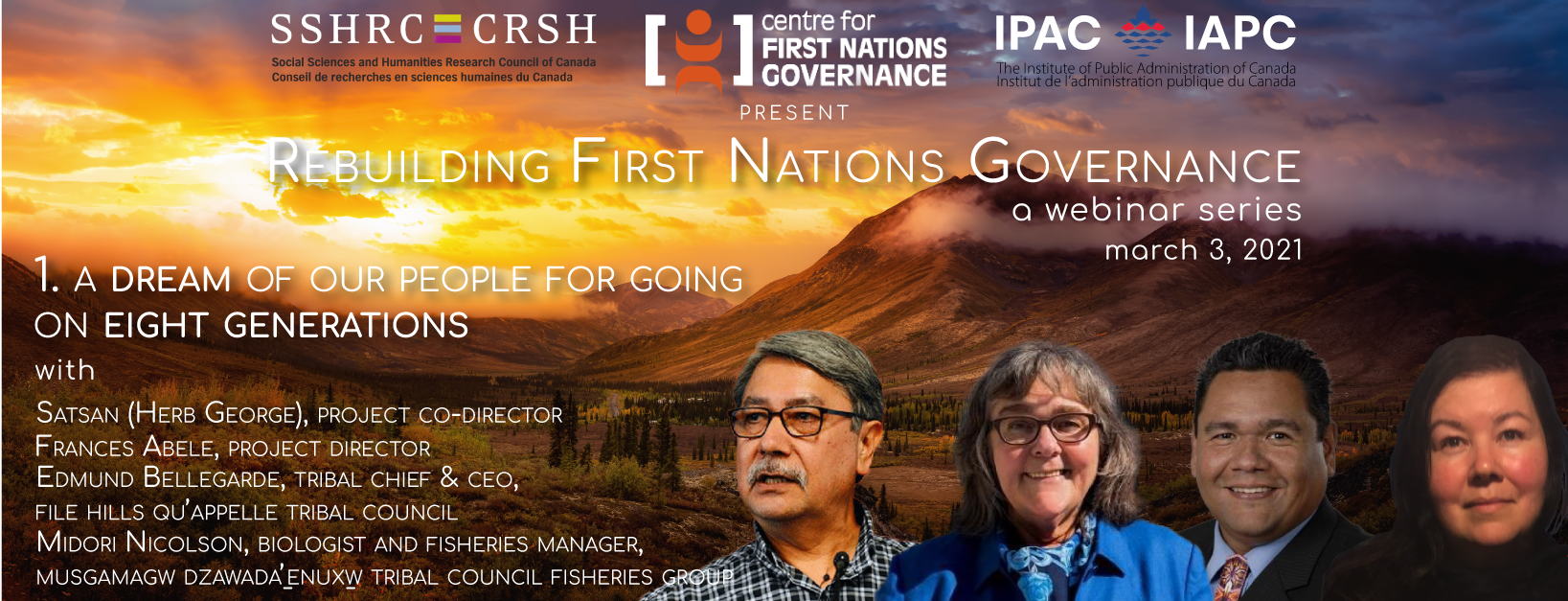 Rebuilding First Nations Governance Upcoming Webinar Series - Carleton ...