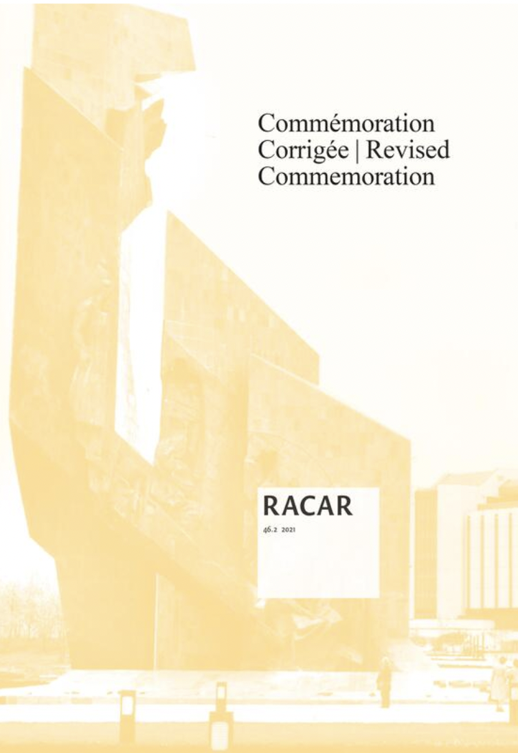 RACAR Fall 2021 Issue Now Available - Art and Architectural History