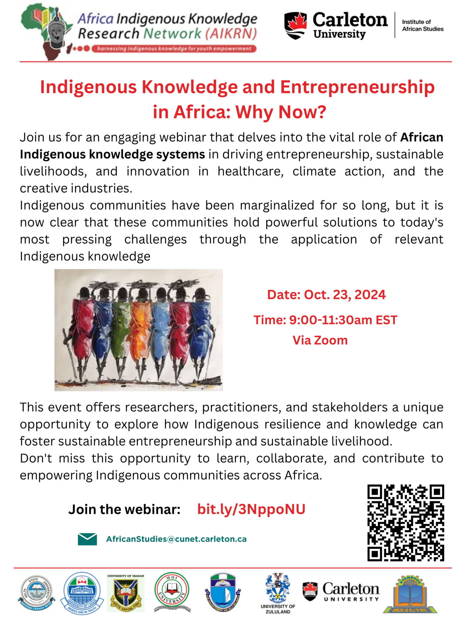 Indigenous Knowledge and Entrepreneurship in Africa: Why Now? - Events ...