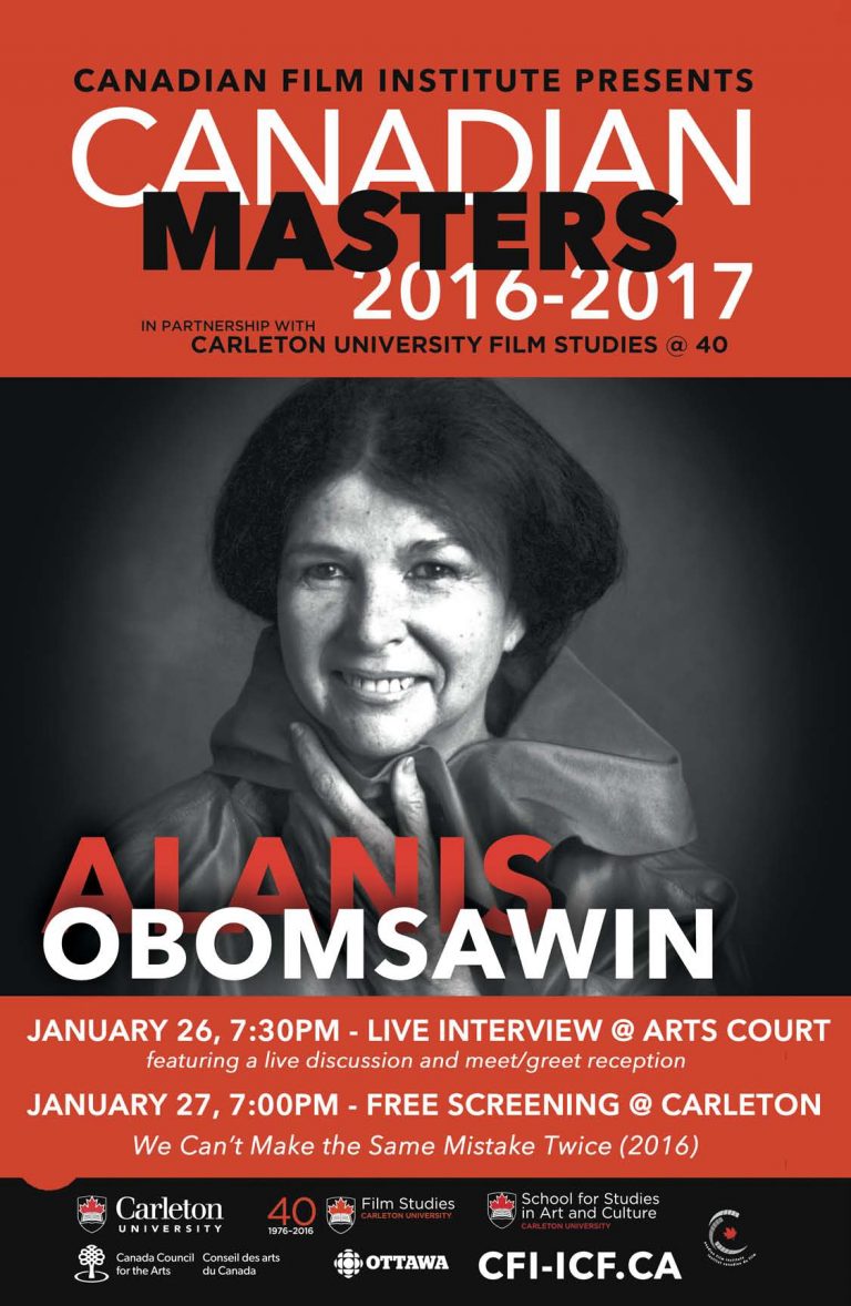 Alanis Obomsawin visit- “We Can’t Make the Same Mistake Twice ...