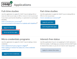 How to check the status of your OSAP application - Awards and Financial Aid