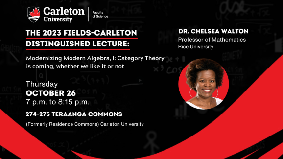 2023 Fields-Carleton Distinguished Lecture Series - Department of Biology