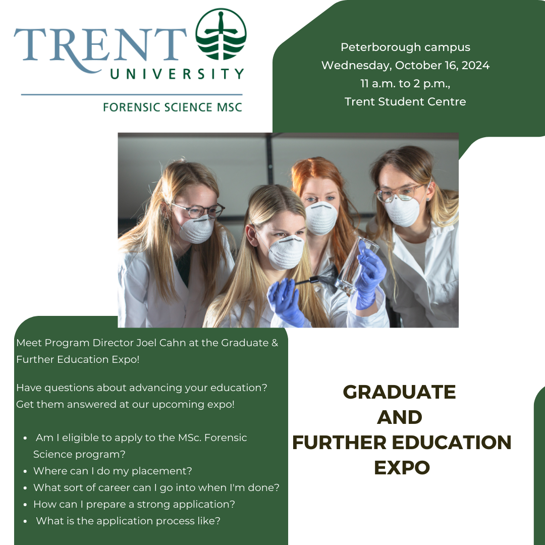Join the Grad Expo & Explore Opportunities with Forensic Science ...