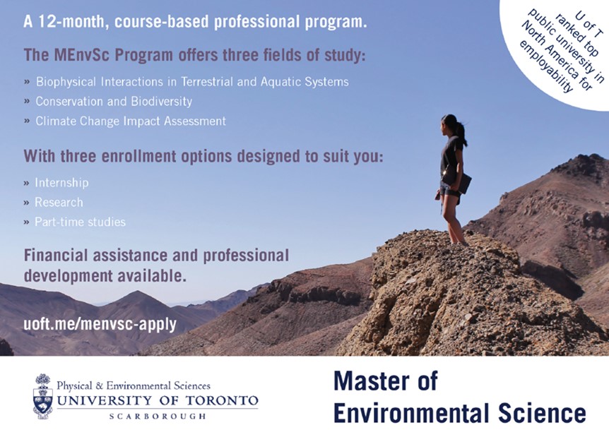 Professional Masters of Environment Program - University of Toronto ...