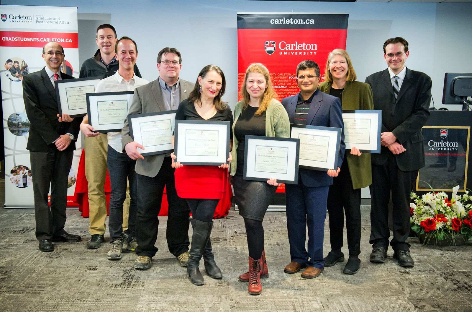 2018 Faculty Graduate Mentoring Awards Biology Winners! - Department of ...