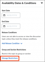 Creating Discussion Forums - Instructor Support