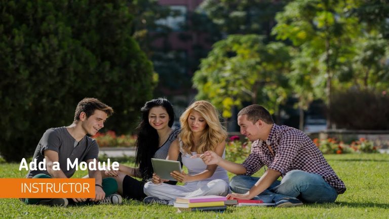 Adding Modules and Sub-Modules - Instructor Support