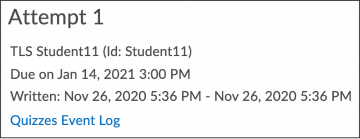 Viewing Quiz Statistics - Instructor Support