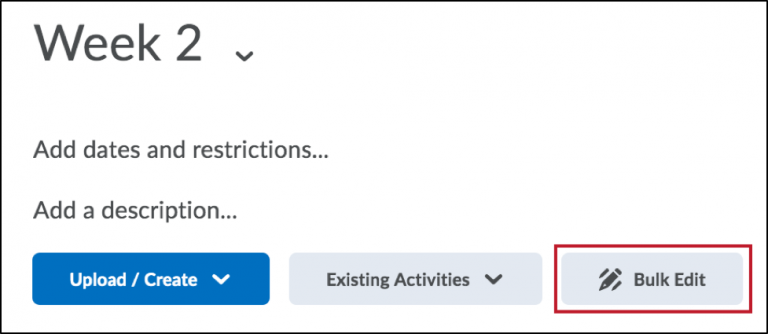 Editing Course Content - Instructor Support