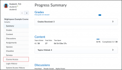 Viewing Class Progress - Instructor Support