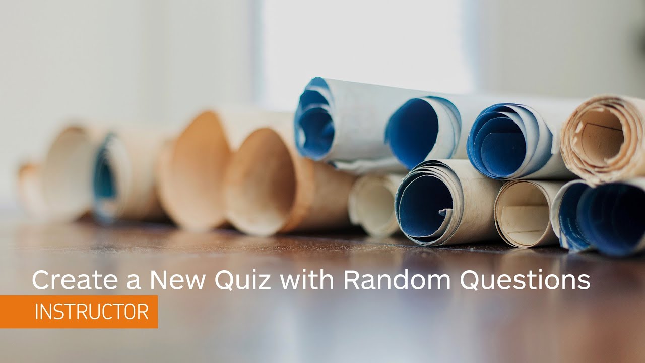 Quizzes - Instructor Support