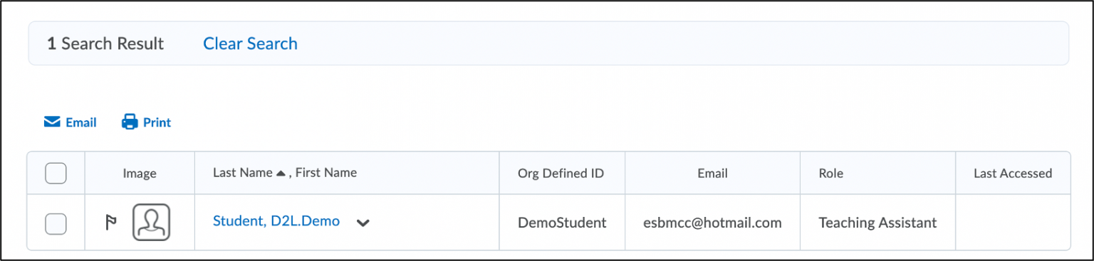 Classlist - Instructor Support