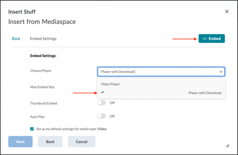 Embedding Kaltura Media Into Brightspace - Instructor Support