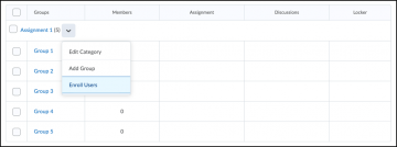 Creating Groups and Group Lockers - Instructor Support