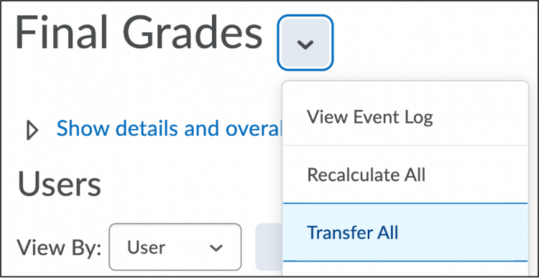 Submitting Final Grades to E-grades - Instructor Support