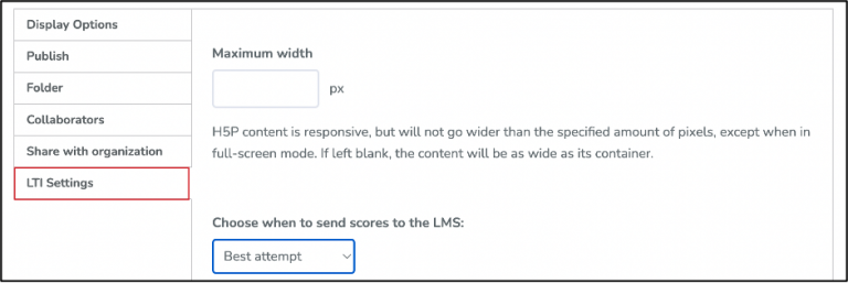 H5P - Instructor Support