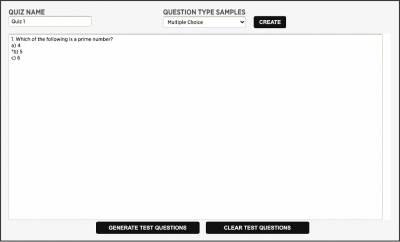 Using the Brightspace Quiz Question Generator - Instructor Support