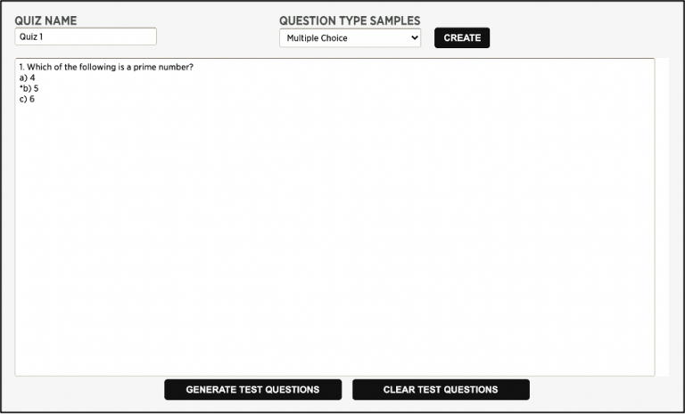 Using the Brightspace Quiz Question Generator - Instructor Support