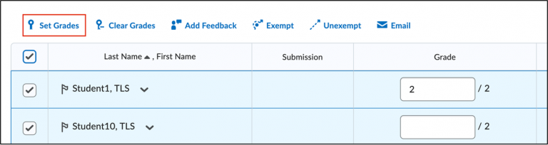 Entering Grades and Feedback - Instructor Support