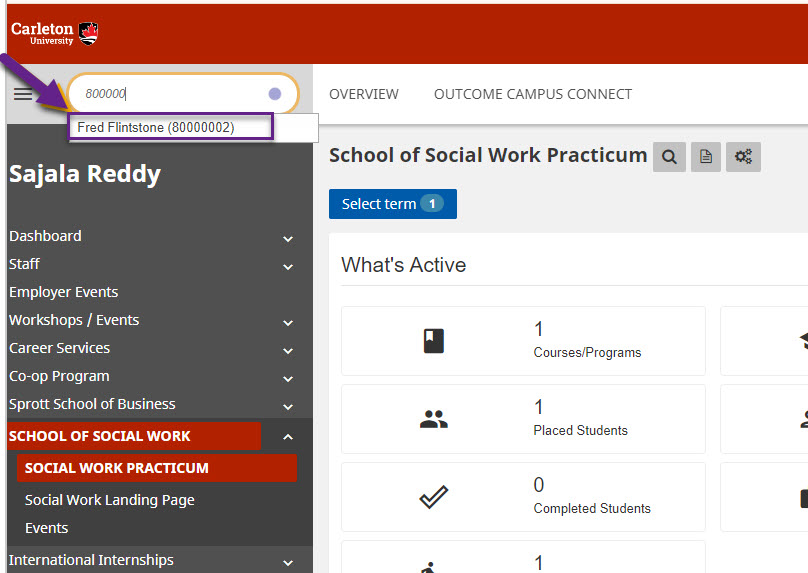 How to login as an Admin or Student - Career Services