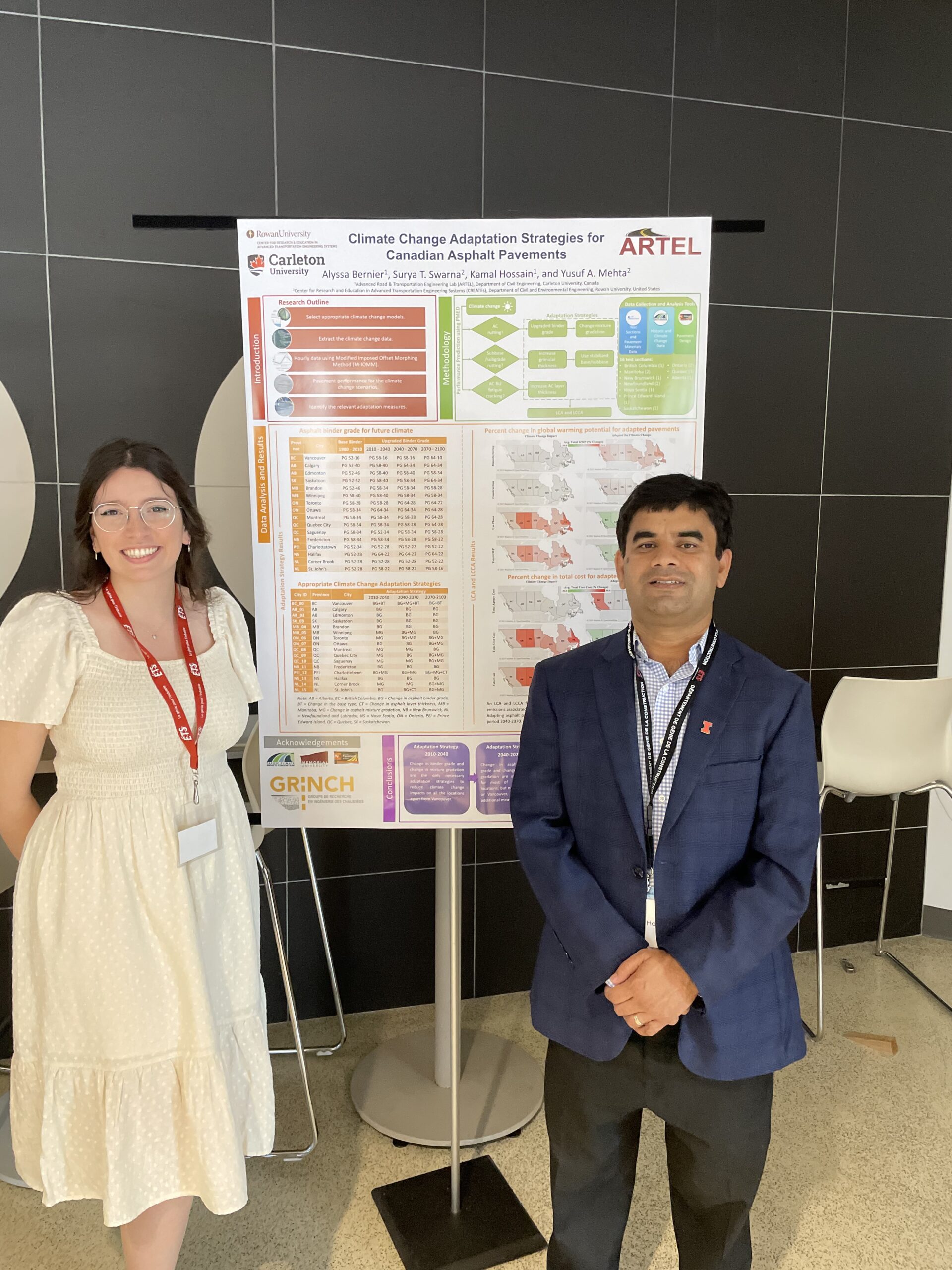 Prof. Kamal Hossain and Alyssa Bernier win Best Poster Award in GRINCH ...