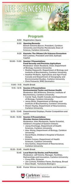 Life Sciences Day 3.0 - Events - CHAIM Centre