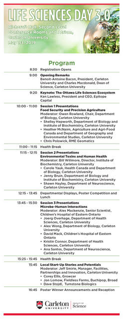 Life Sciences Day 3.0 - Events - CHAIM Centre