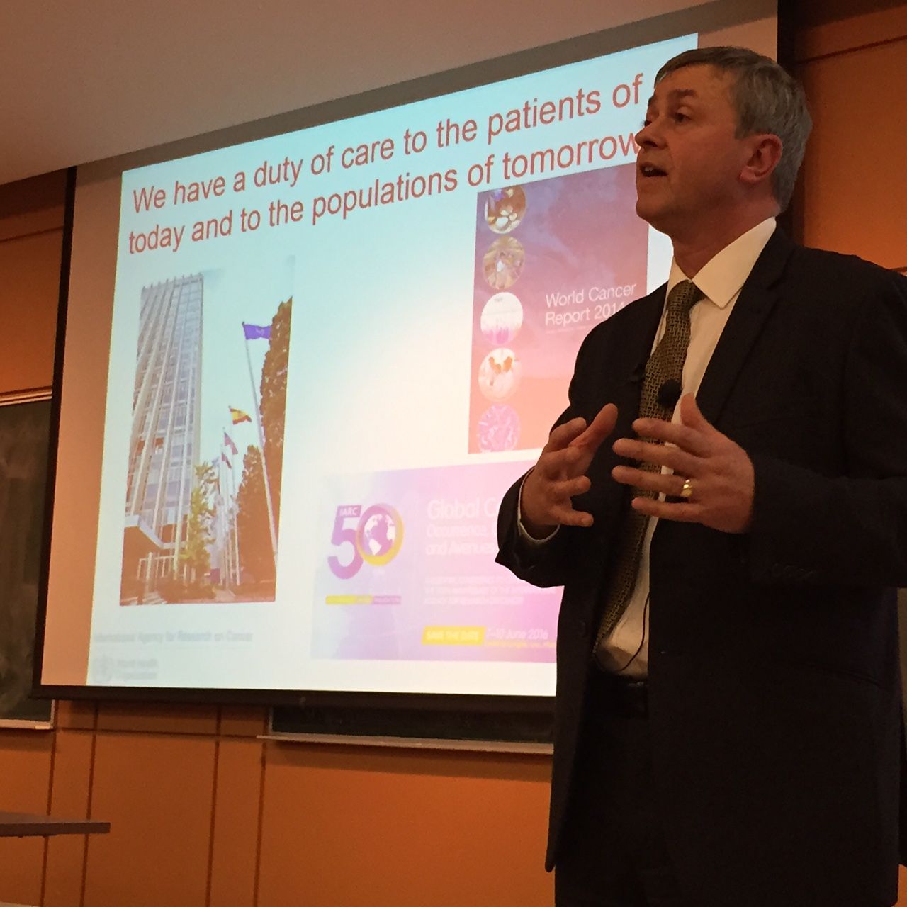 Christopher Wild: The Global Cancer Burden - CHAIM Centre