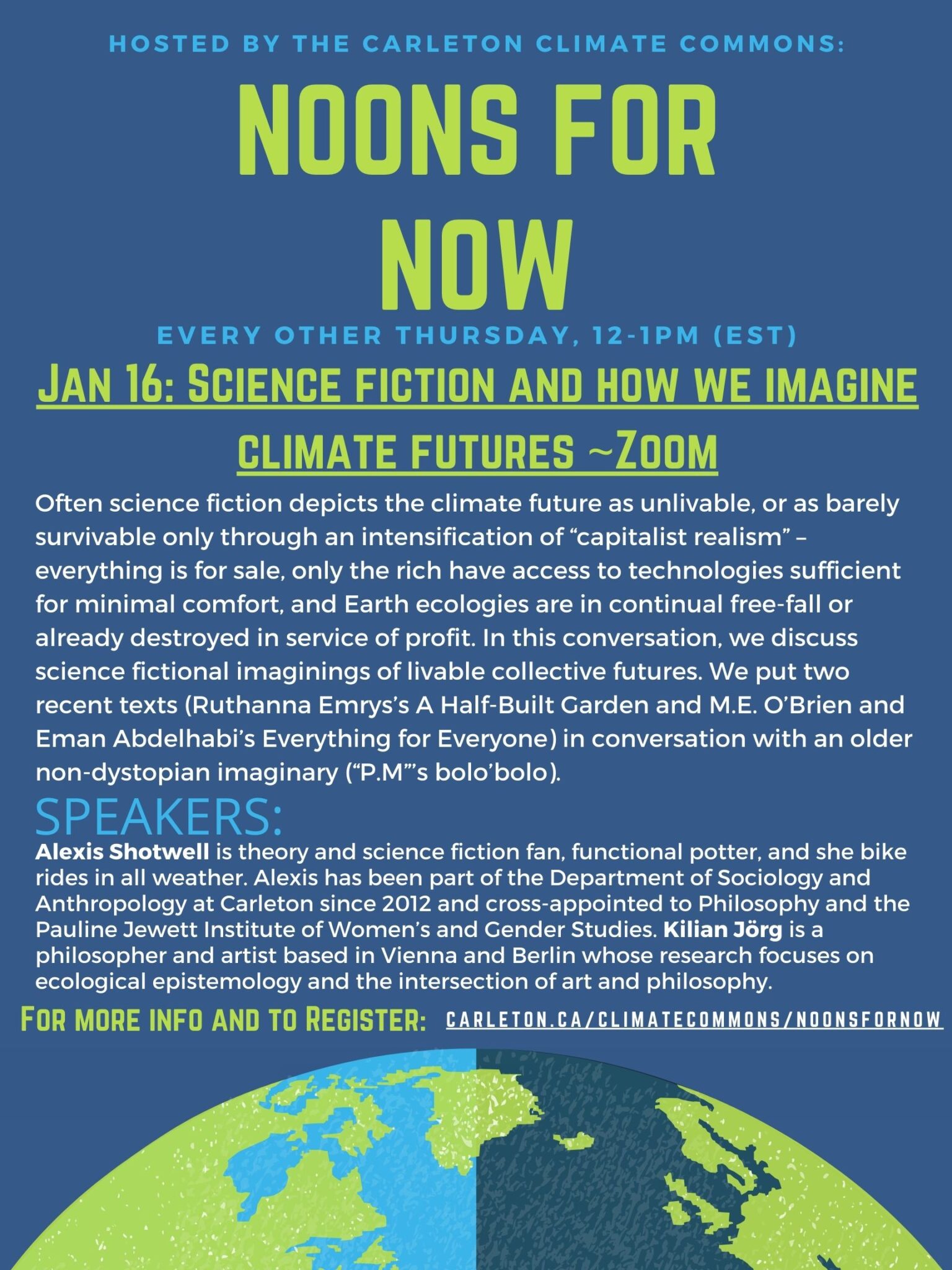 January 16: Science Fiction and How We Imagine Climate Futures ...