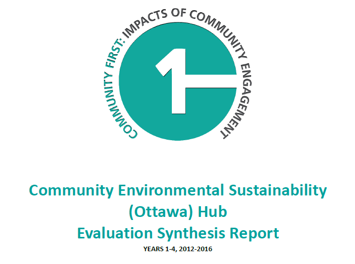 Report: Community Environmental Sustainability Hub Evaluation Synthesis ...