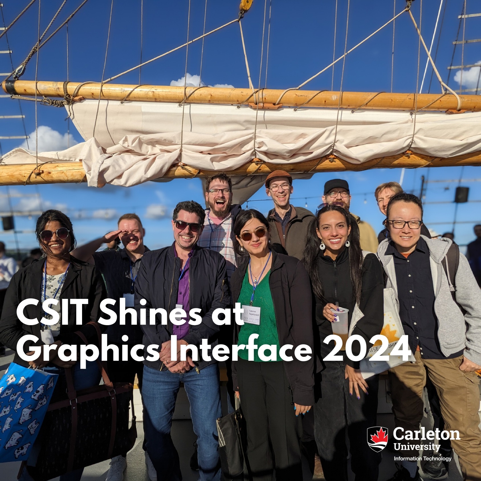 CSIT Faculty and Students Contribute to Graphics Interface 2024 - School of Information Technology