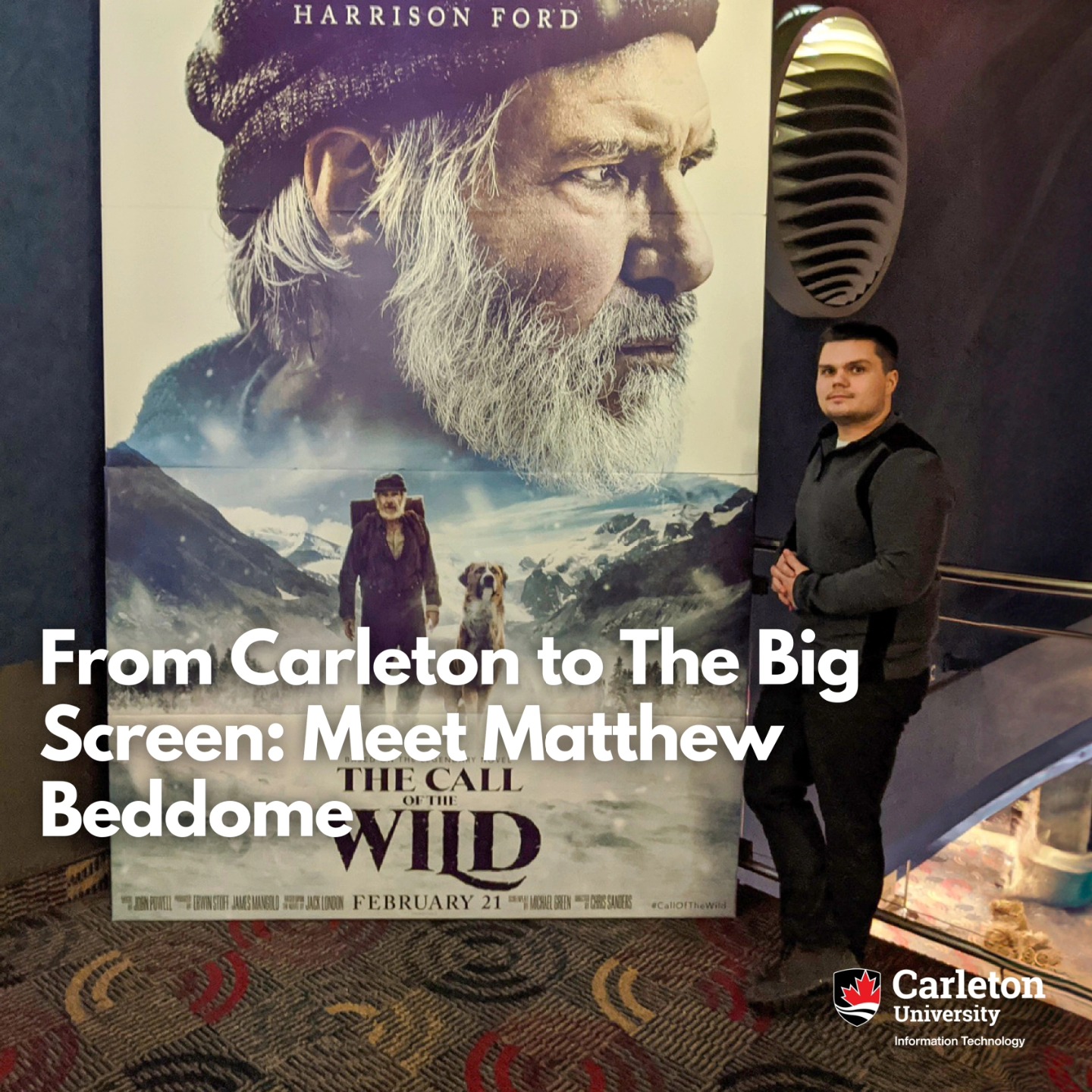 From Carleton to the Big Screen: Meet Matthew Beddome - School of ...