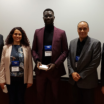 PhD Student wins Best Poster Award at IEEE WiSEE - School of ...