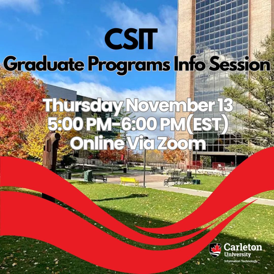 CSIT Graduate Programs Info Session - School of Information Technology