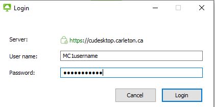 CU Virtual Desktop - Carleton University
