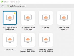 CU Virtual Desktop - Carleton University