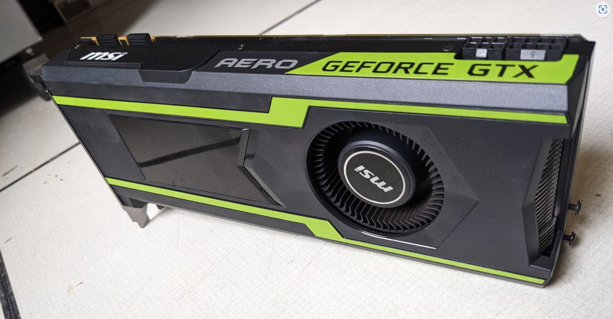GeForce GTX 1080 AERO 8G OC - the CUrb