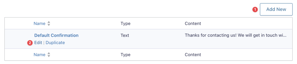 Form Confirmations - cutheme docs