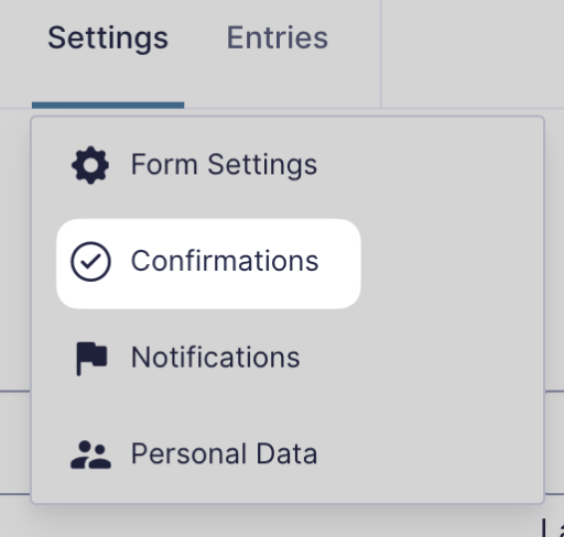 Form Confirmations - cutheme docs