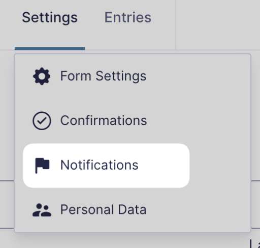 Form Notifications - cutheme docs