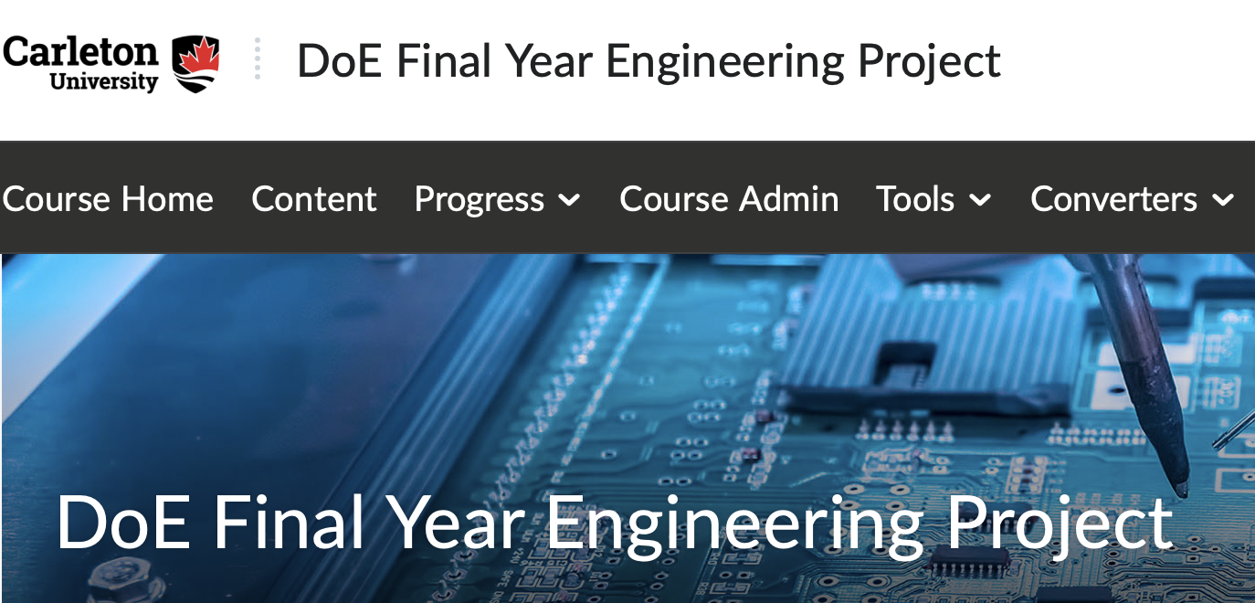 What's new? - Department of Electronics 4th-Year Engineering Project