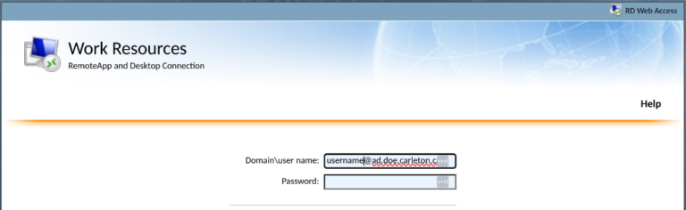 To Access the DOE's Windows based Servers Remotely - Department of ...