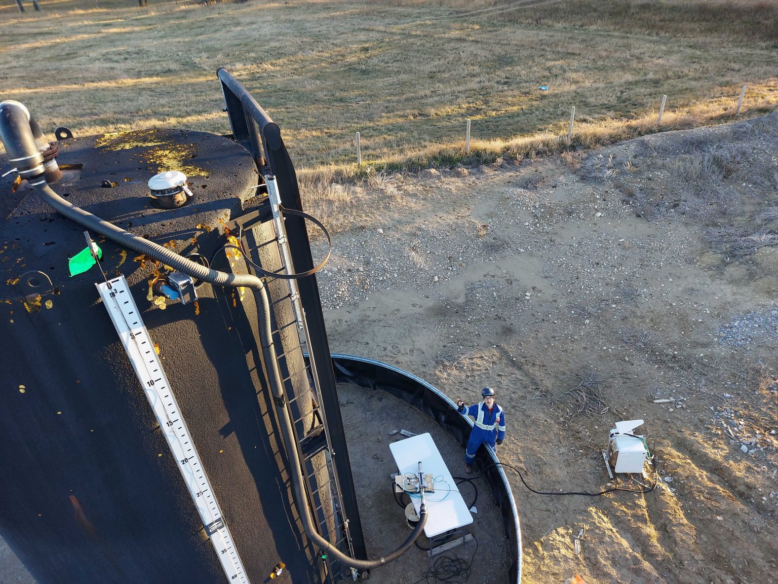 Quantification of Methane Venting through Fixed Roof Liquid Storage ...
