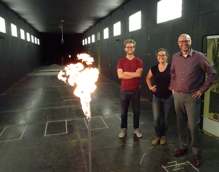 FlareNet Research Team Conducting First Systematic Experiments to ...