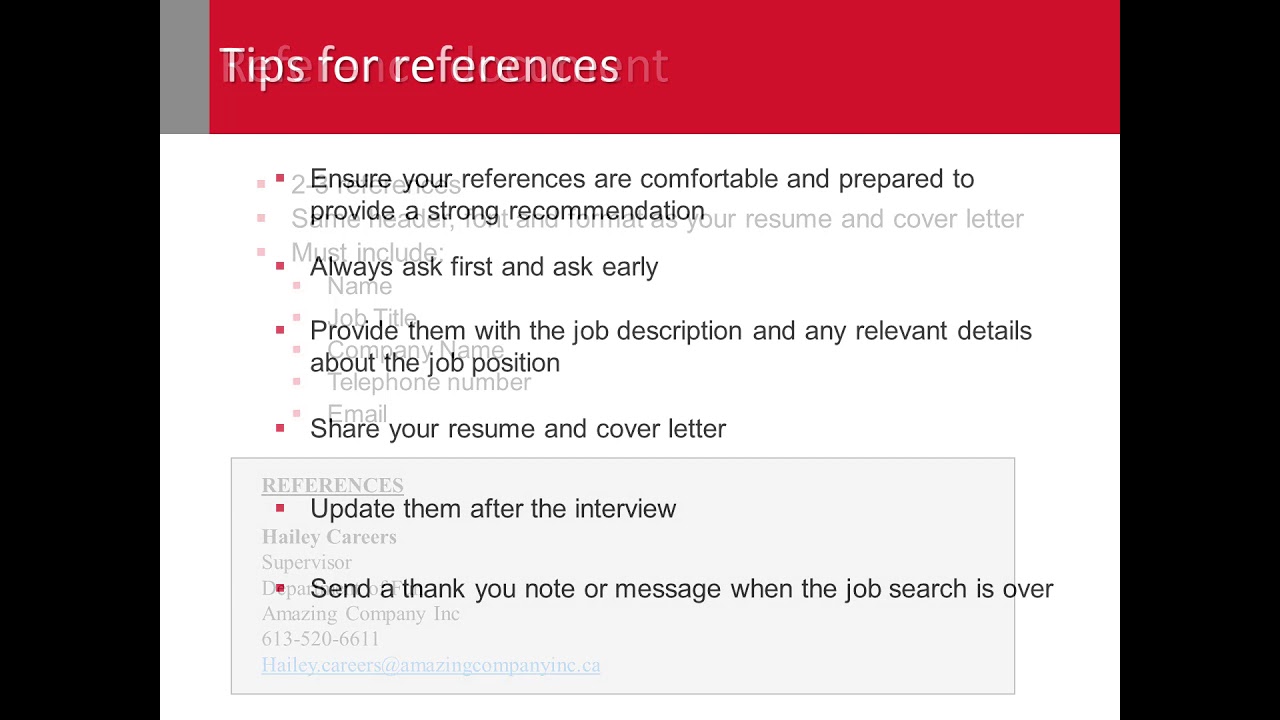 How to Ask for a Job Reference - Employers