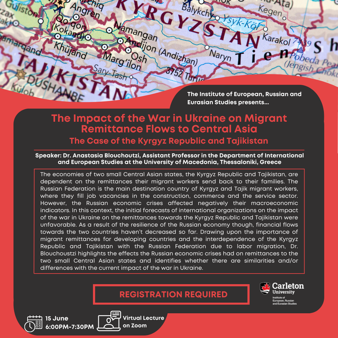 Lecture: The Impact of the War in Ukraine on Migrant Remittance Flows ...