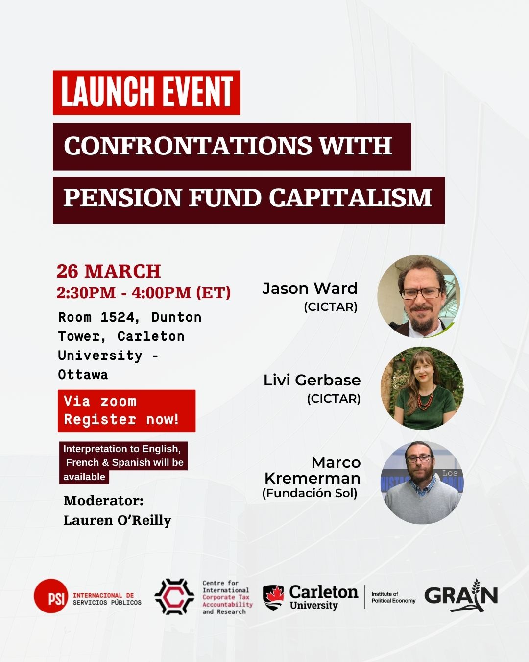 Video recording: Confrontations with Pension Fund Capitalism (March 26 ...
