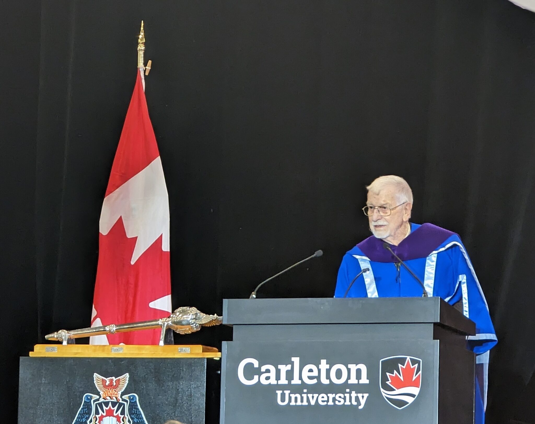 Dr. Gray Merriam was awarded the honorary degree of Doctor of Laws, “in ...