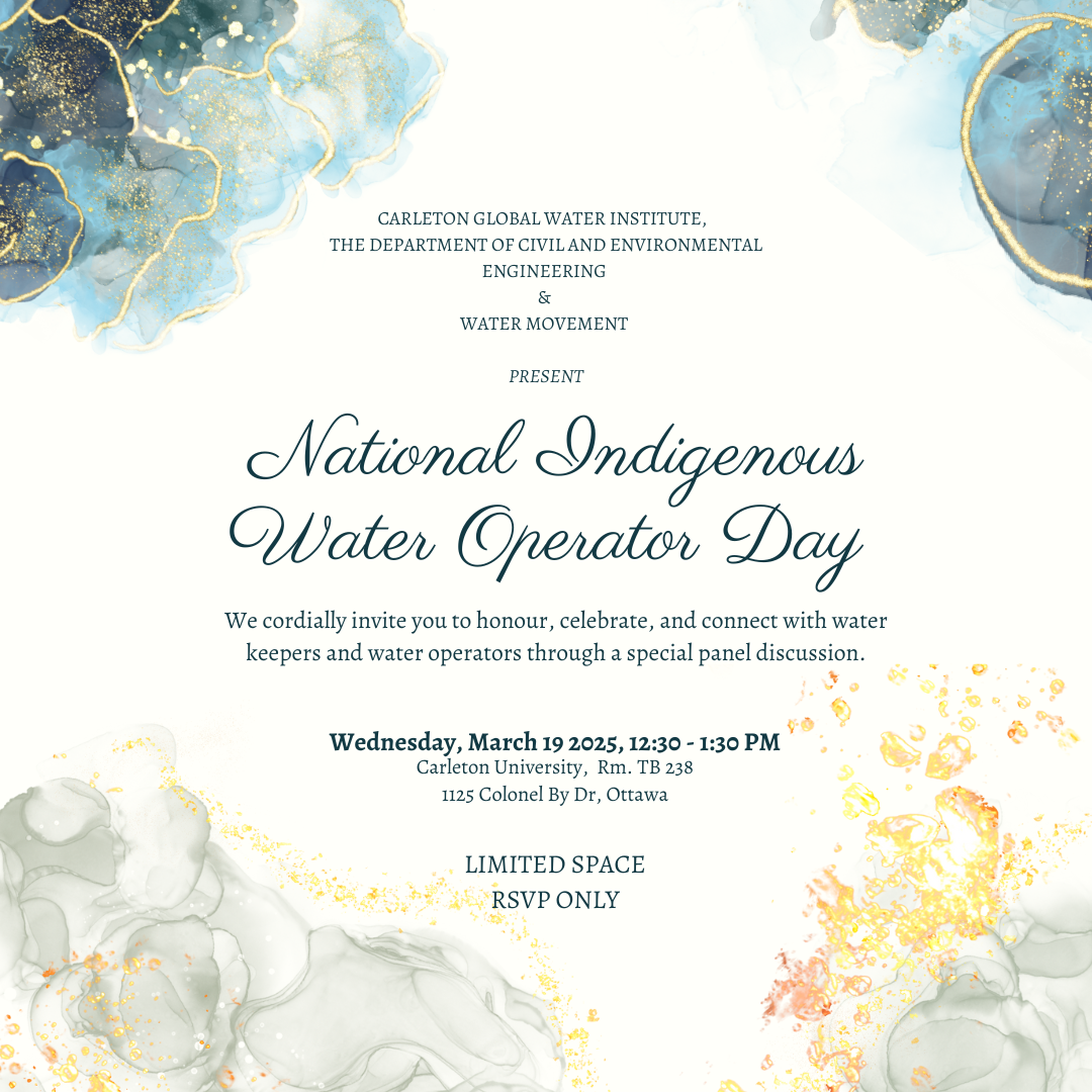 National Indigenous Water Operator Day - Global Water Institute
