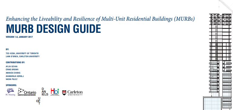 HBI Lab is proud to contribute to the MURB Design Guide - Human ...